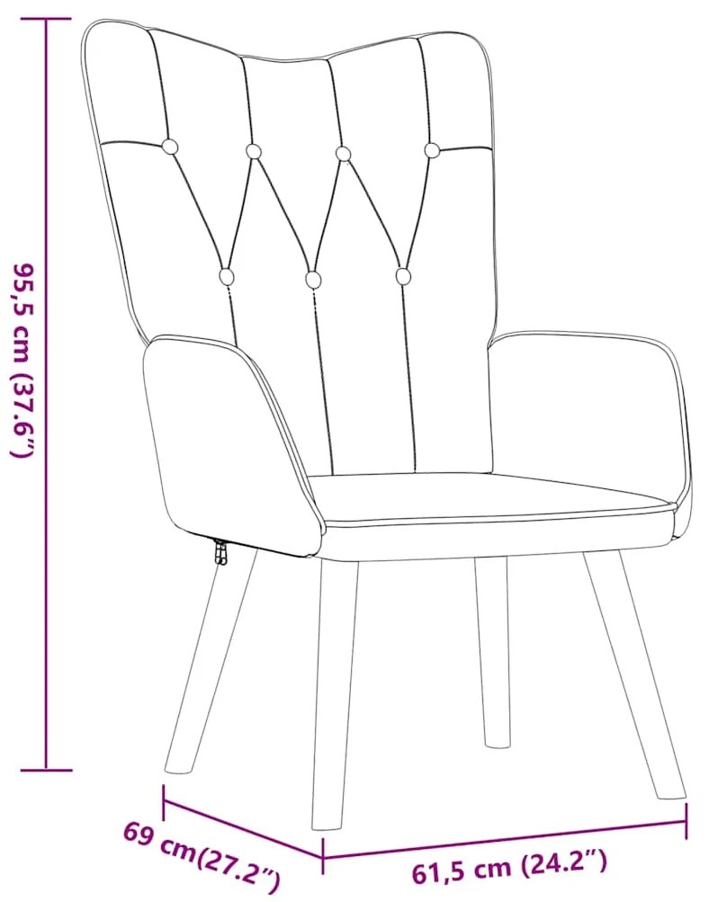 vidaXL Marketos Relaxační křeslo se stoličkou modré textil