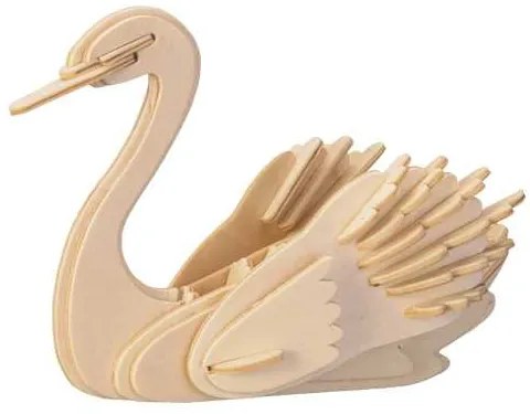 Woodcraft construction kit Woodcraft Dřevěné 3D puzzle labuť