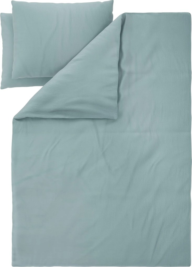 Livarno® Krepové ložní povlečení, 240 x 220 cm, 70 x 90 cm (mintová)