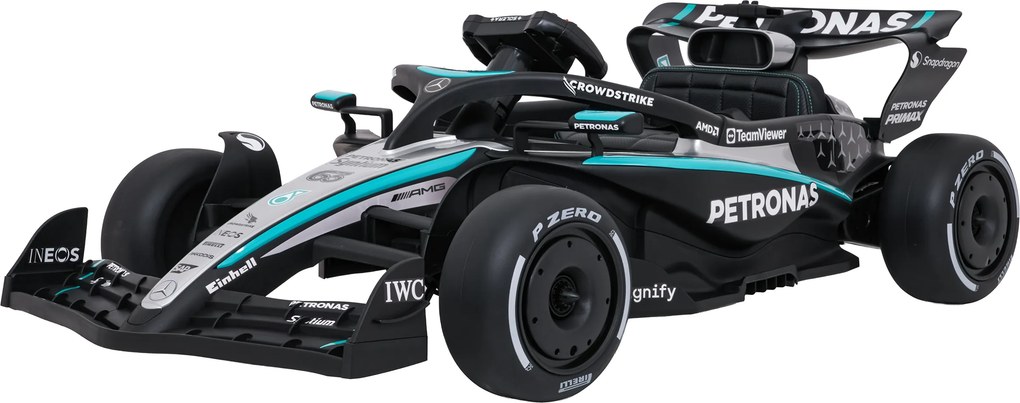 Ramiz Formule AMG Petronas F1 elektrické autíčko pro děti černé na dálkové ovládání + ovladač R/C