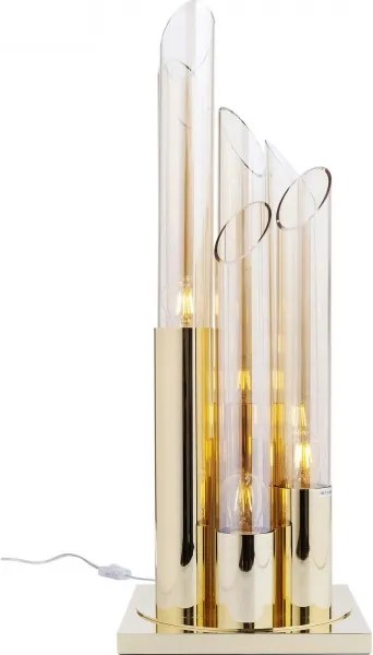 KARE DESIGN Stolní lampa Pipe Gold LED 80 cm