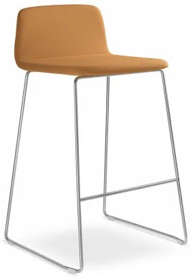 LD seating Barová židle SUNRISE 153-Q-650 Barva kostry bílá kostra GALERIE - Čalounění LD seating KŮŽE 6 / Kůže 2021