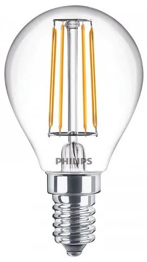 Philips ND6-60W-P45 LED žárovka Philips FILAMENT lustr E14 6,5W