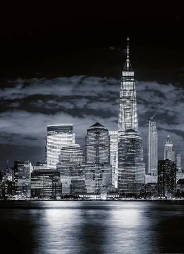 Vliesové fototapety, rozměr 184 x 254 cm, panorama Manhattanu, W+G 5108-2V-1