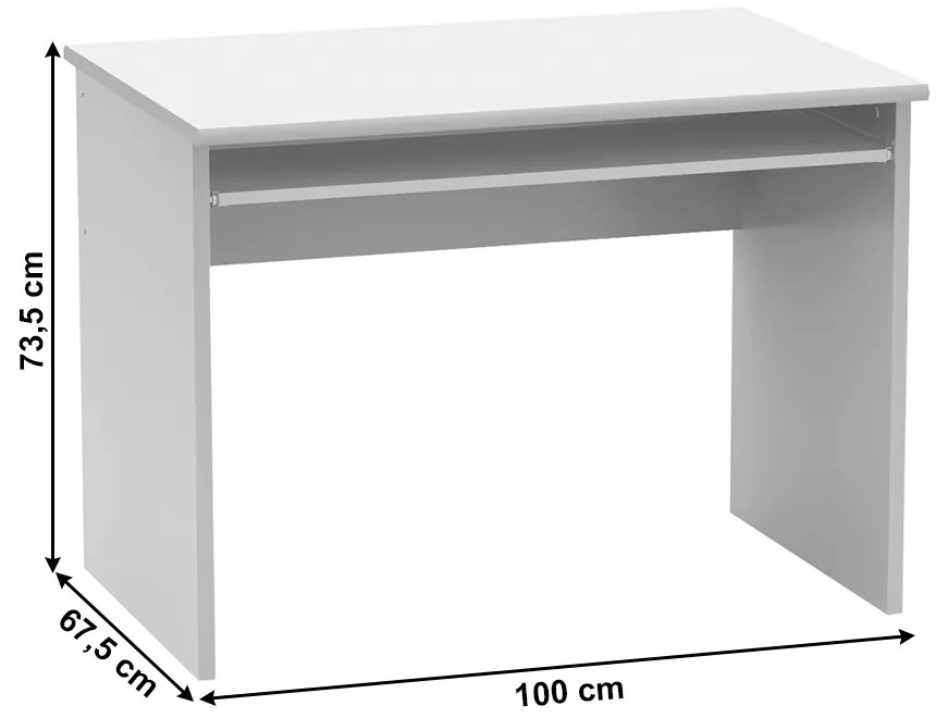 Kondela Kancelářská sestava, bílá, JOHAN 2 NEW