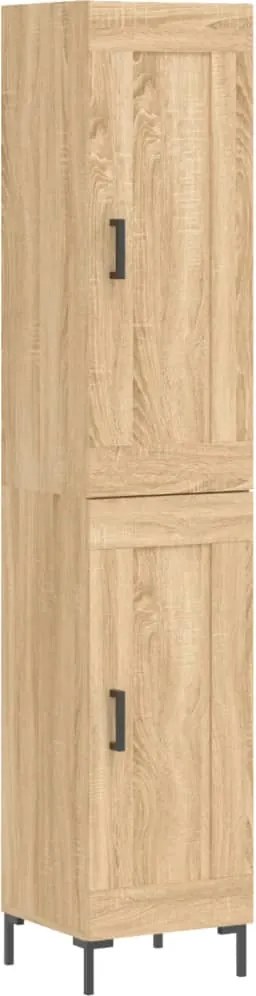 Skříň highboard dub sonoma 34,5 x 34 x 180 cm kompozitní dřevo 3200452