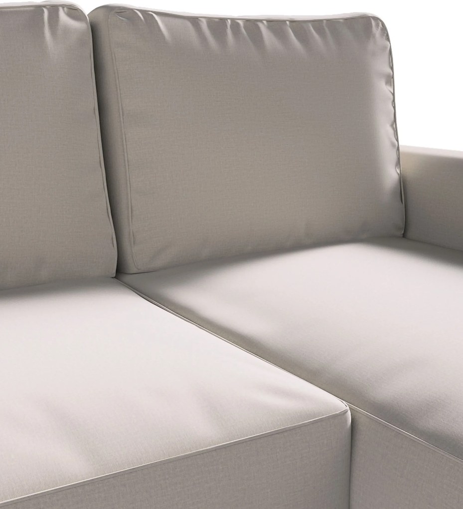 Potah na pohovku IKEA Backabro rozkládací se šezlongem barva béžová látka sametová