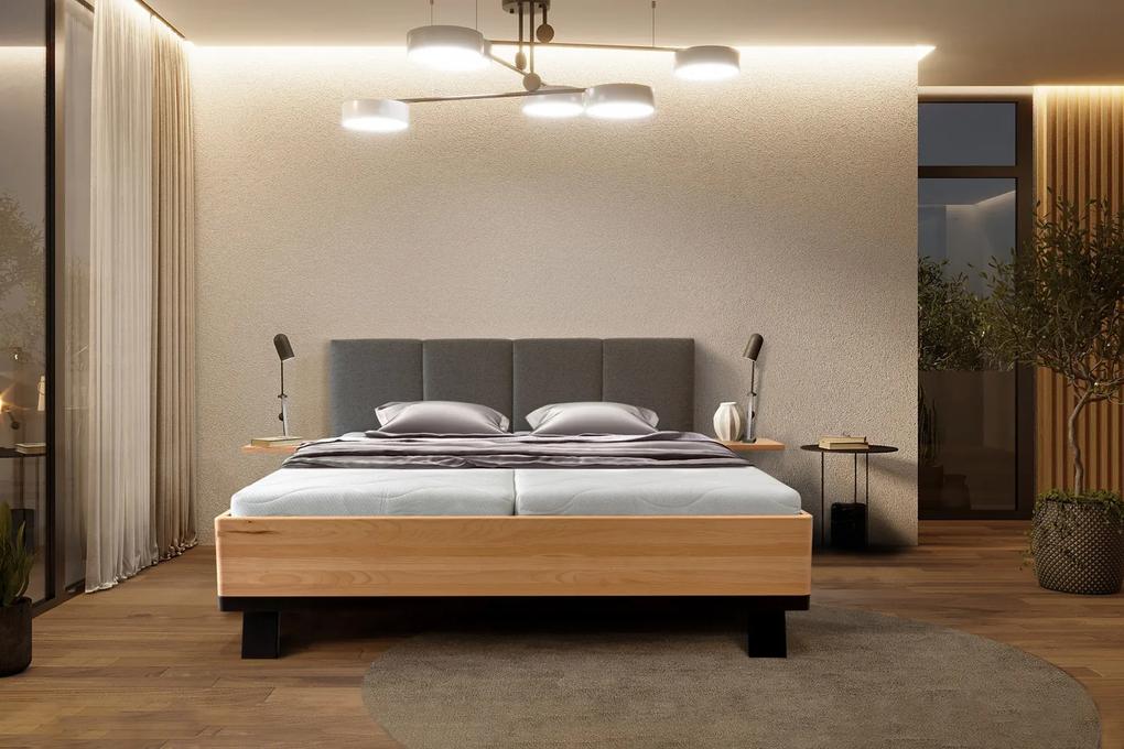 Ahorn Salento postel - buk průběžný Čalounění: 56 - tmavě šedá, Rozměr: 180 x 200 cm