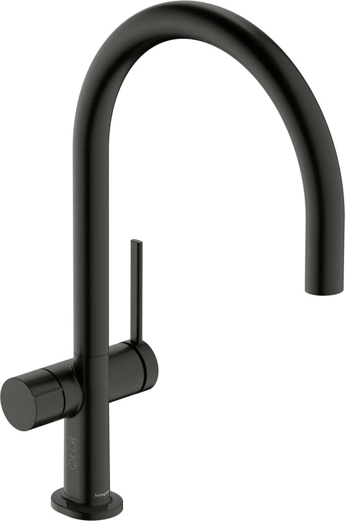 Hansgrohe Talis M54 - Dřezová baterie, s uzavíracím ventilem pro spotřebič, kartáčovaný černý chrom 72805340