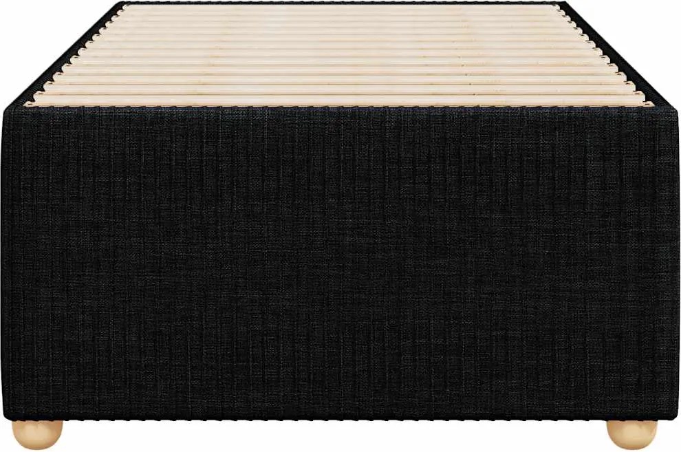Rám postele černý jednolůžko textil 3285073
