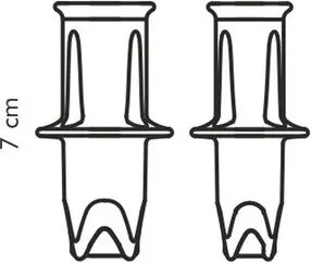 TESCOMA Děrovač na muffiny DELÍCIA, 2 ks