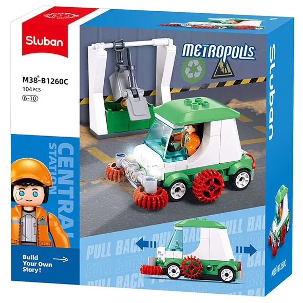 Sluban Metropolis M38-B1260C Zametací vůz