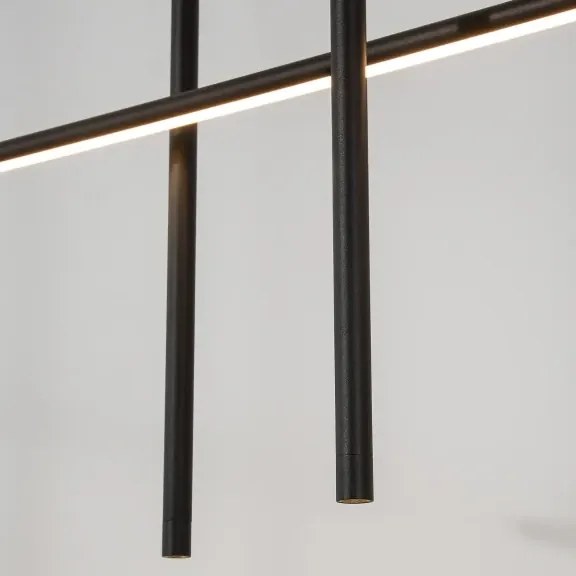 LED lustr Elettra 110 černé