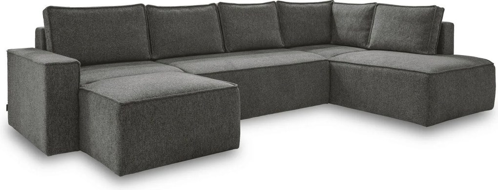 XXXLutz SEDACÍ SOUPRAVA, textil, tmavě šedá MID.YOU - Sedací soupravy - 001454003624