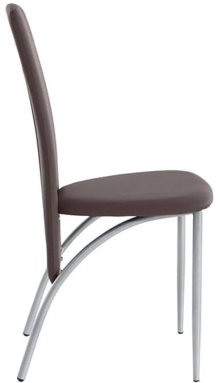 Danish style Jídelní židle Nelso (SET 2 ks), hnědá