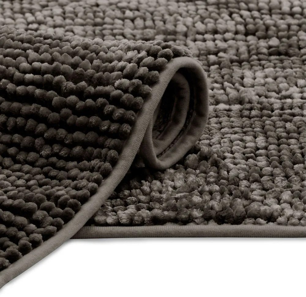 Tmavě šedá koupelnová předložka 70x120 cm Bati – Restilo