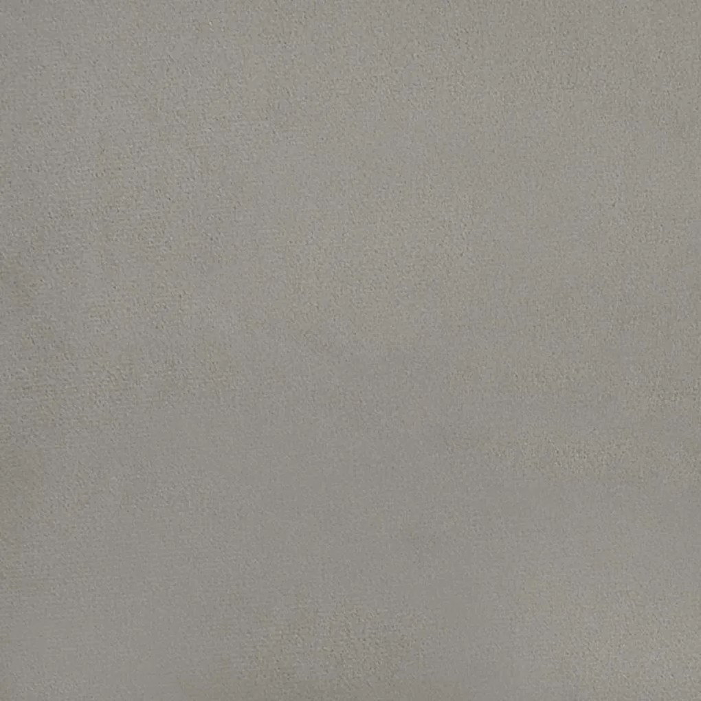 Čelo postele typu ušák světle šedé 93x16x78/88 cm samet 3118944