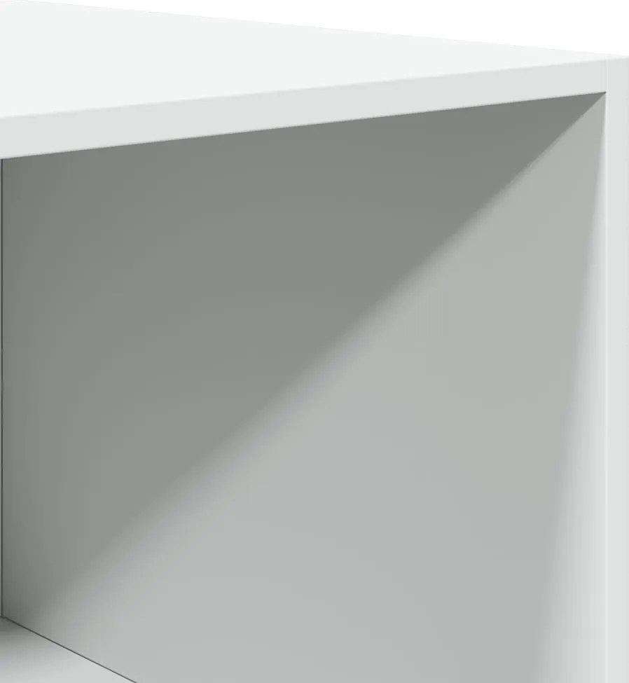 Šatní skříň bílá 80 x 50 x 200 cm kompozitní dřevo 3307720