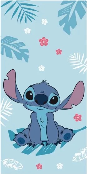 Jerry Fabrics Osuška Lilo a Stitch Blue 70x140 cm
