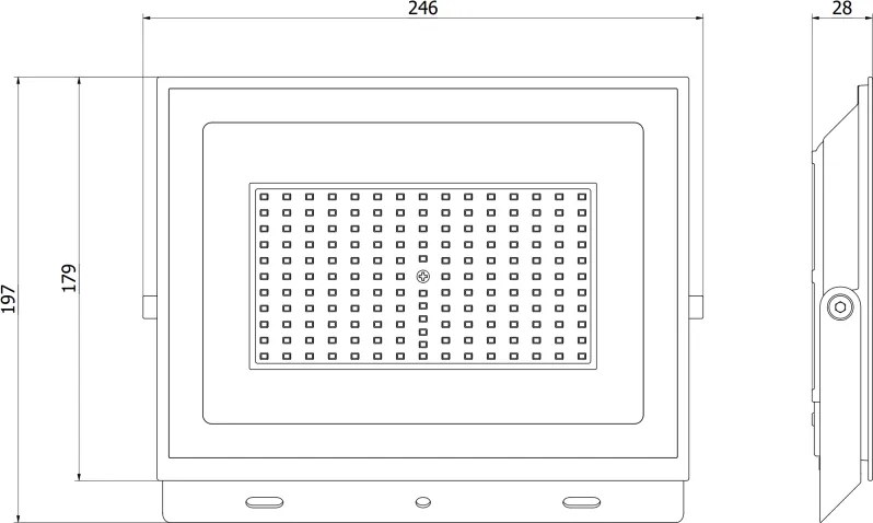 Mexen Luxpro+ LED reflektor, 100W, neutrální - 4000K, 11000 lm, bílá - L231-100-40-20