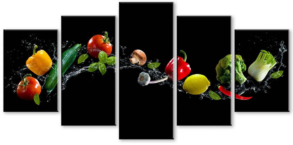 Obraz do kuchyně zelenina Velikost (šířka x výška): 100x50 cm