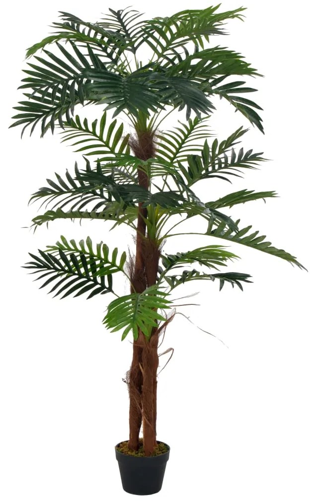 280194 vidaXL Umělá rostlina palma s květináčem zelená 165 cm