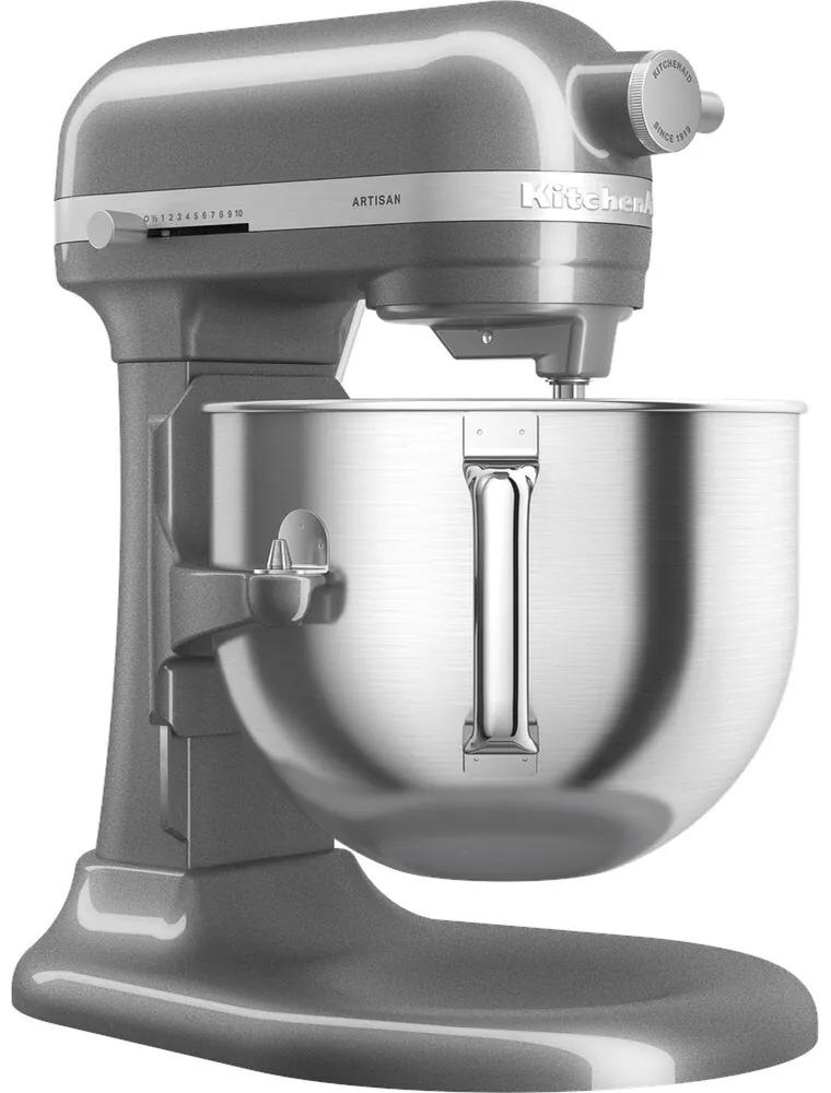 KitchenAid Artisan kuchyňský robot se zvedací mísou 6,6 l, stříbřitě šedá, 5KSM70SHXEMS