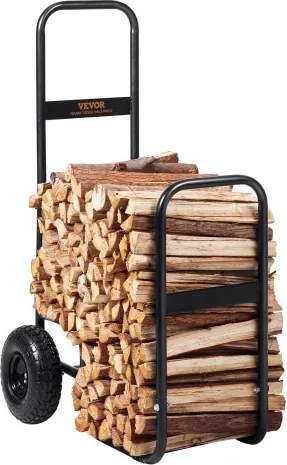 Vozík na polena na palivové dříví, nosnost 113,4 kg