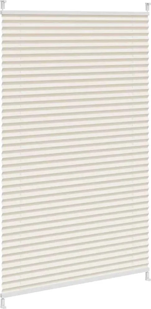 Plisované žaluzie / rolety Plisse 90 x 150 cm - krémové 240639