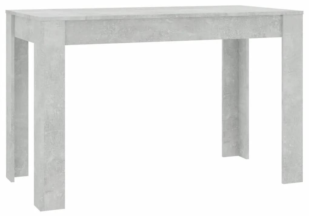 Jídelní stůl Arttita - betonově šedý - dřevotříska | 120x60x76 cm