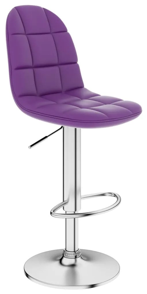 249780 vidaXL Barová stolička fialová umělá kůže