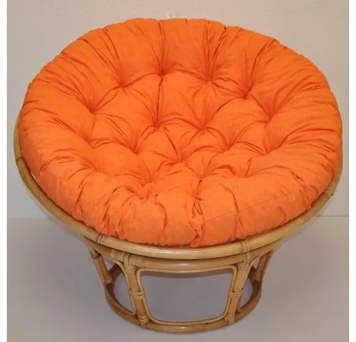 Ratanový PAPASAN, světlý, průměr 110 cm