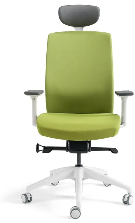 Office Pro Kancelářská ergonomická židle BESTUHL J2 WHITE SP — více barev, s podhlavníkem Červená 202