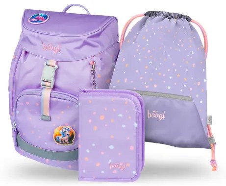 BAAGL 3 SET Airy Mazlíčci: batoh, penál, sáček