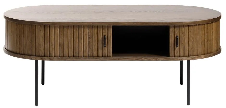 Konferenční stolek v dekoru dubu v přírodní barvě 60x120 cm Nola – Unique Furniture