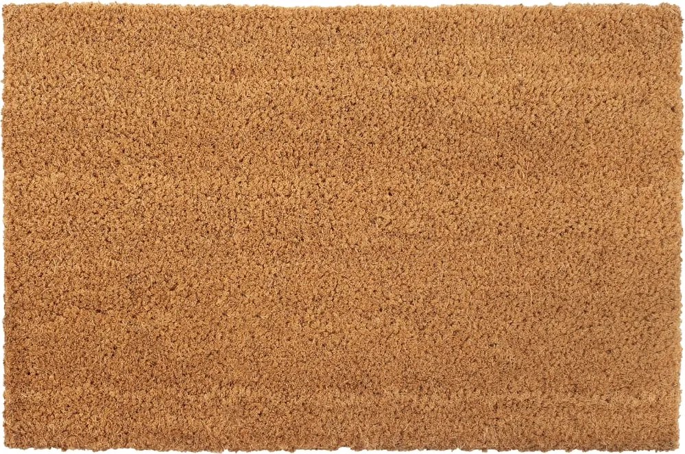 Rohožky před dveře 2 ks přírodní 40 x 60 cm kokosové vlákno 155597