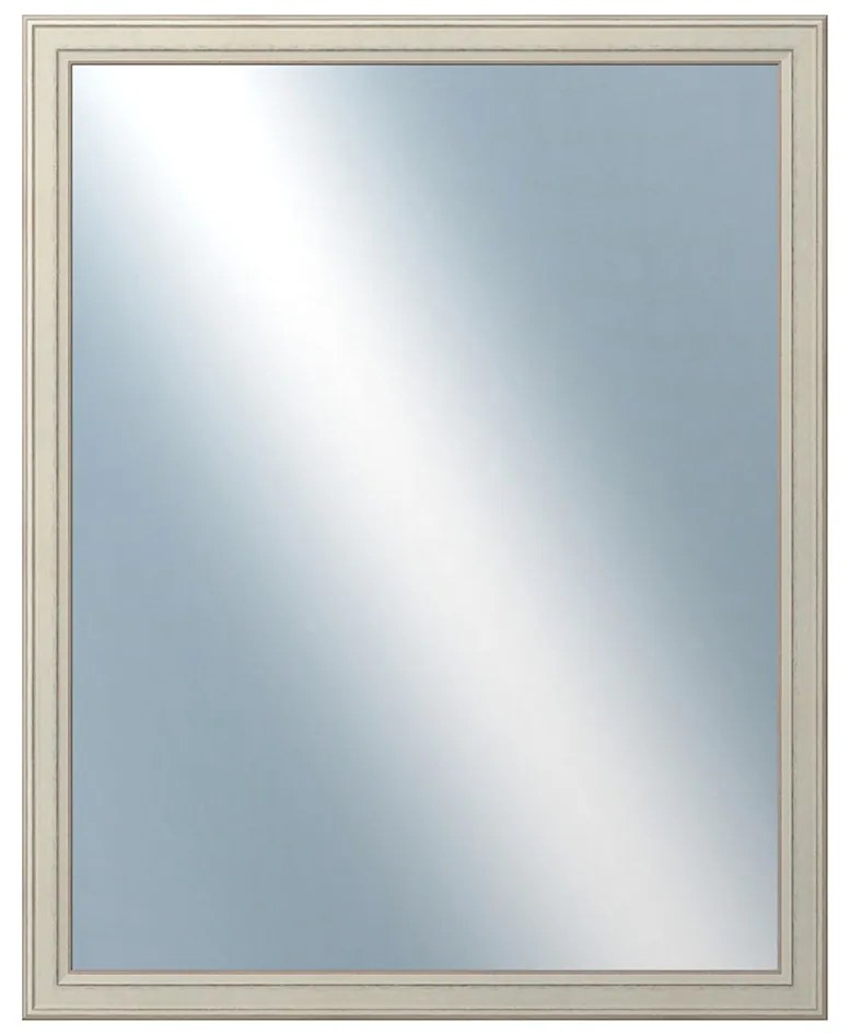 DANTIK - Zarámované zrcadlo - rozměr s rámem cca 80x100 cm z lišty STEP bílá (3018)