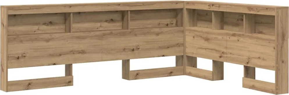 Úložné čelo postele Artisanový dub Kompozitní dřevo 3335492
