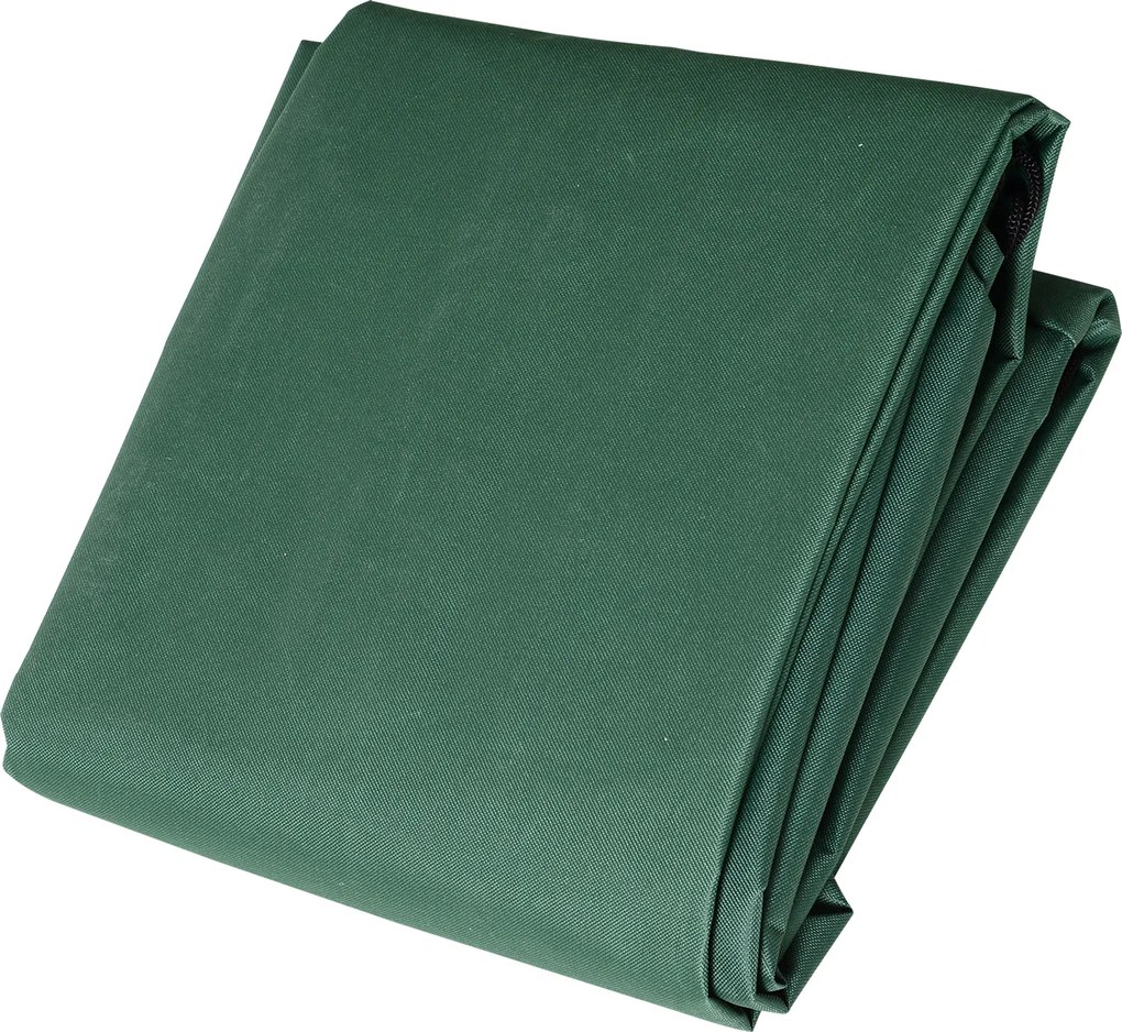 Outsunny ochranný obal na zahradní nábytek 600D-Oxford zelený 135x135x75 cm voděodolný a odolný proti UV záření | Aosom.de