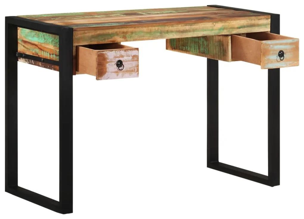 Psací stůl masivní recyklované dřevo