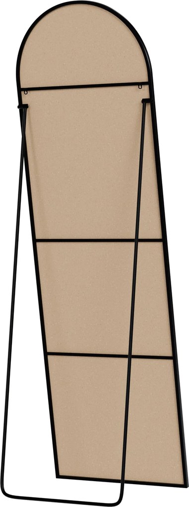 Zrcadlo Moline 160x50 cm – černá-matt