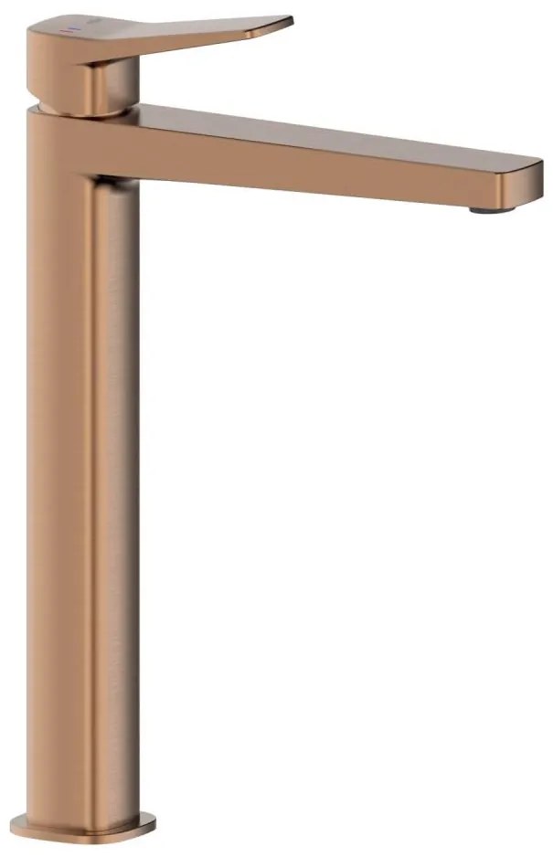 KFA Armatura 4522-712-34 - Umyvadlová baterie + výpusť MALAGA 30,3 cm rose gold 4522-712-34