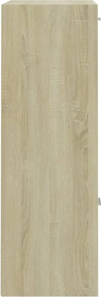 Úložná skříňka Shelby - dřevotříska - dub sonoma | 60x29,5x90 cm