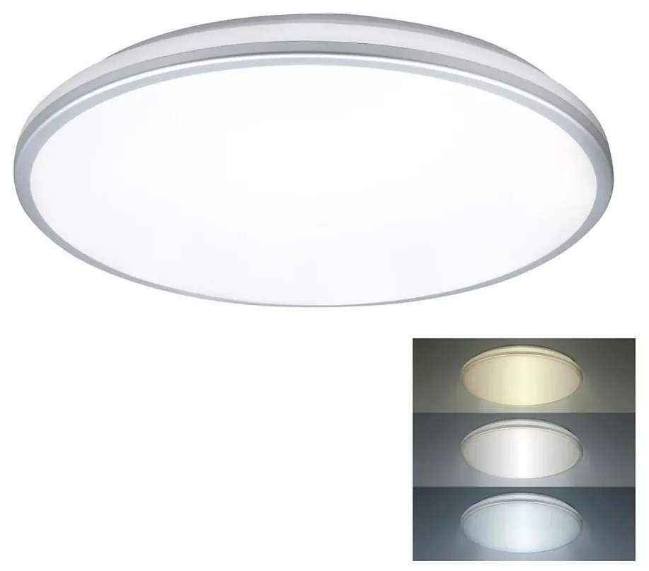 Solight WO797- LED Koupelnové stropní svítidlo LED/24W/230V 3000/4000/6500K IP54