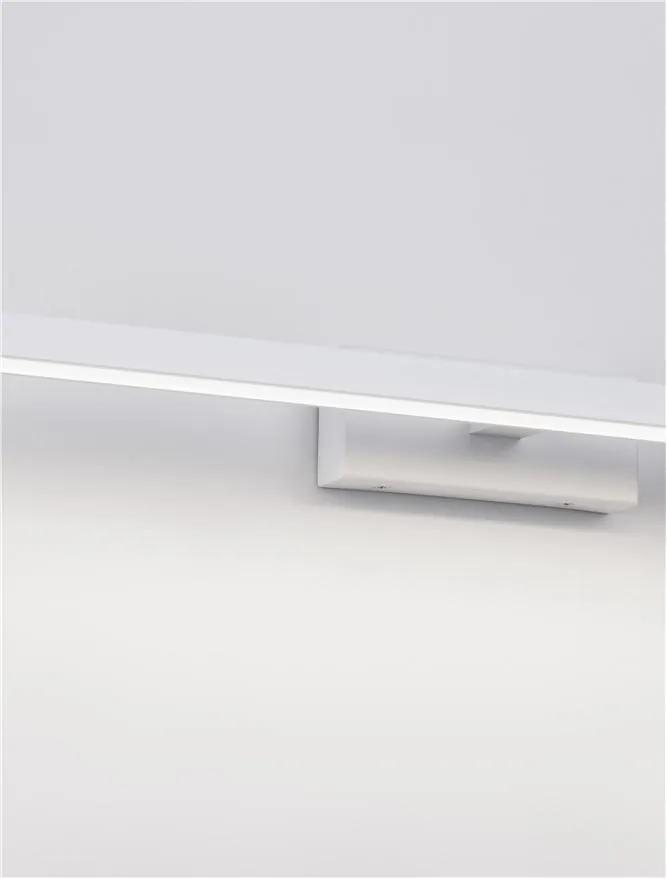 Nova Luce Nástěnné svítidlo nad obrazy a zrcadla FLAT, LED 18W 3000K IP44 Barva: Bílá