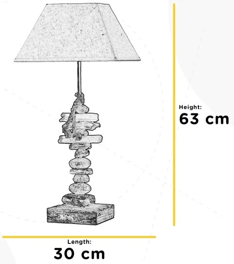 ONLI - Stolní lampa SEREGON 1xE27/22W/230V 63 cm