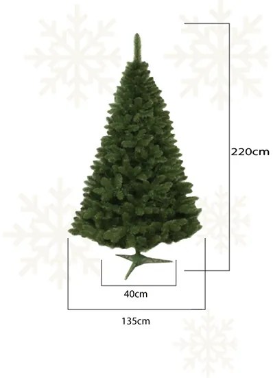 Foxigy Vánoční stromek Jedle 220cm Classic