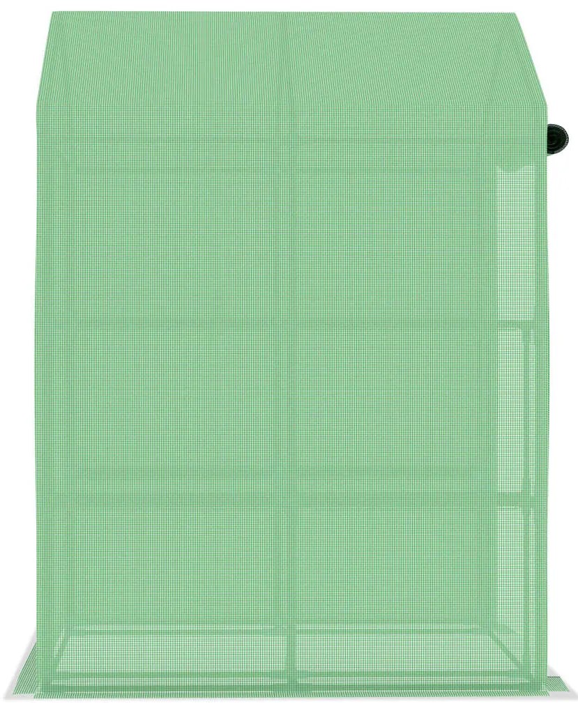 vidaXL Marketos Skleník s policemi ocel 143 x 143 x 195 cm