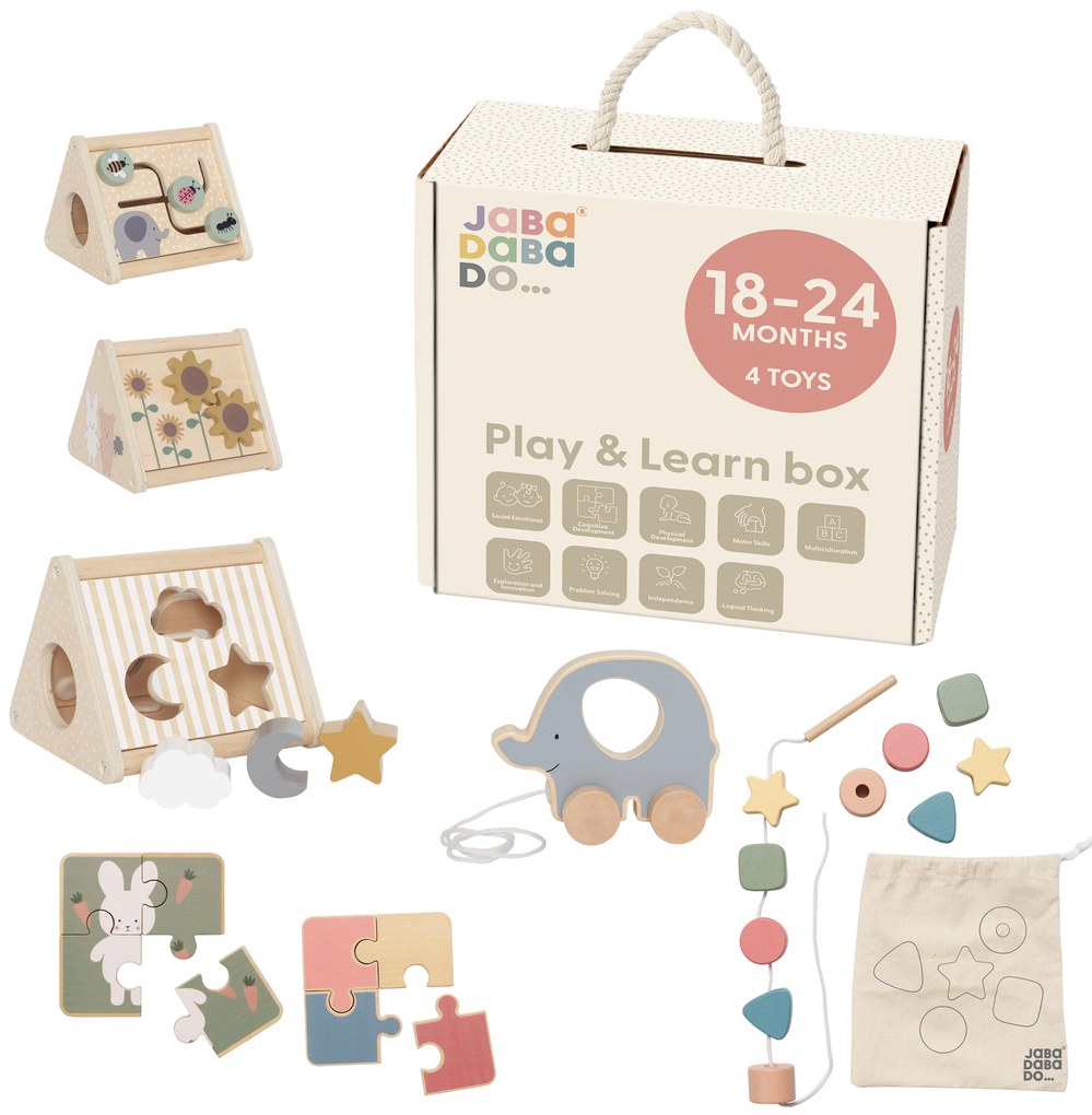 Jabadabado Play and Learn box 18-24M