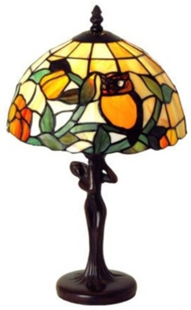LIEKE - stolní lampa v Tiffany stylu